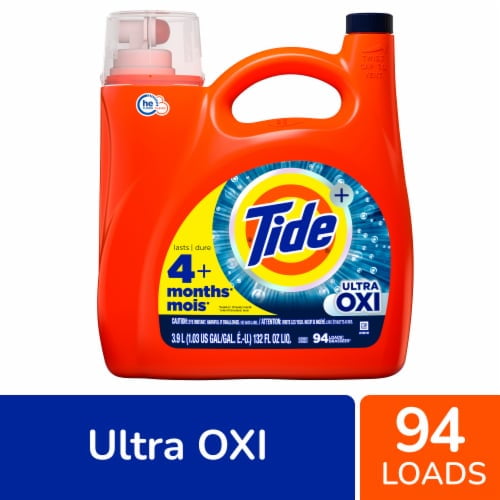 2X - Tide With Ultra Oxi Original Scent Liquid Laundry Detergent ...