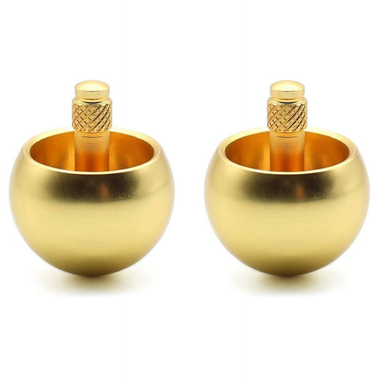 2X Tippe Top Metal Flip Over Top Stainless Steel Top Amazing Toy Gift ...