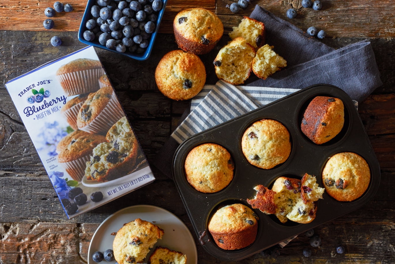 2X-Tjs Blueberry Muffin Mix-18.1 Oz - Walmart.com