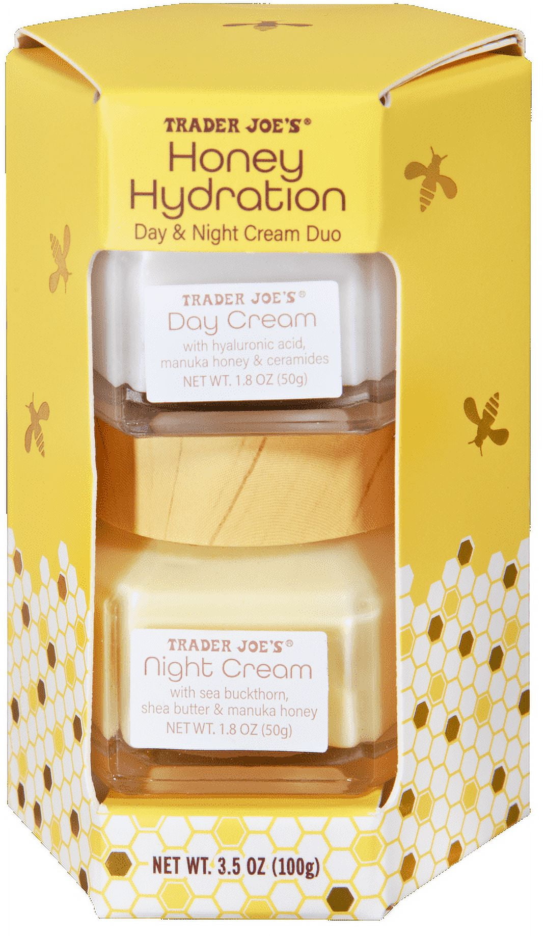 2X - Tjs Honey Hydration Day & Night Cream Duo 1 Each - Walmart.com