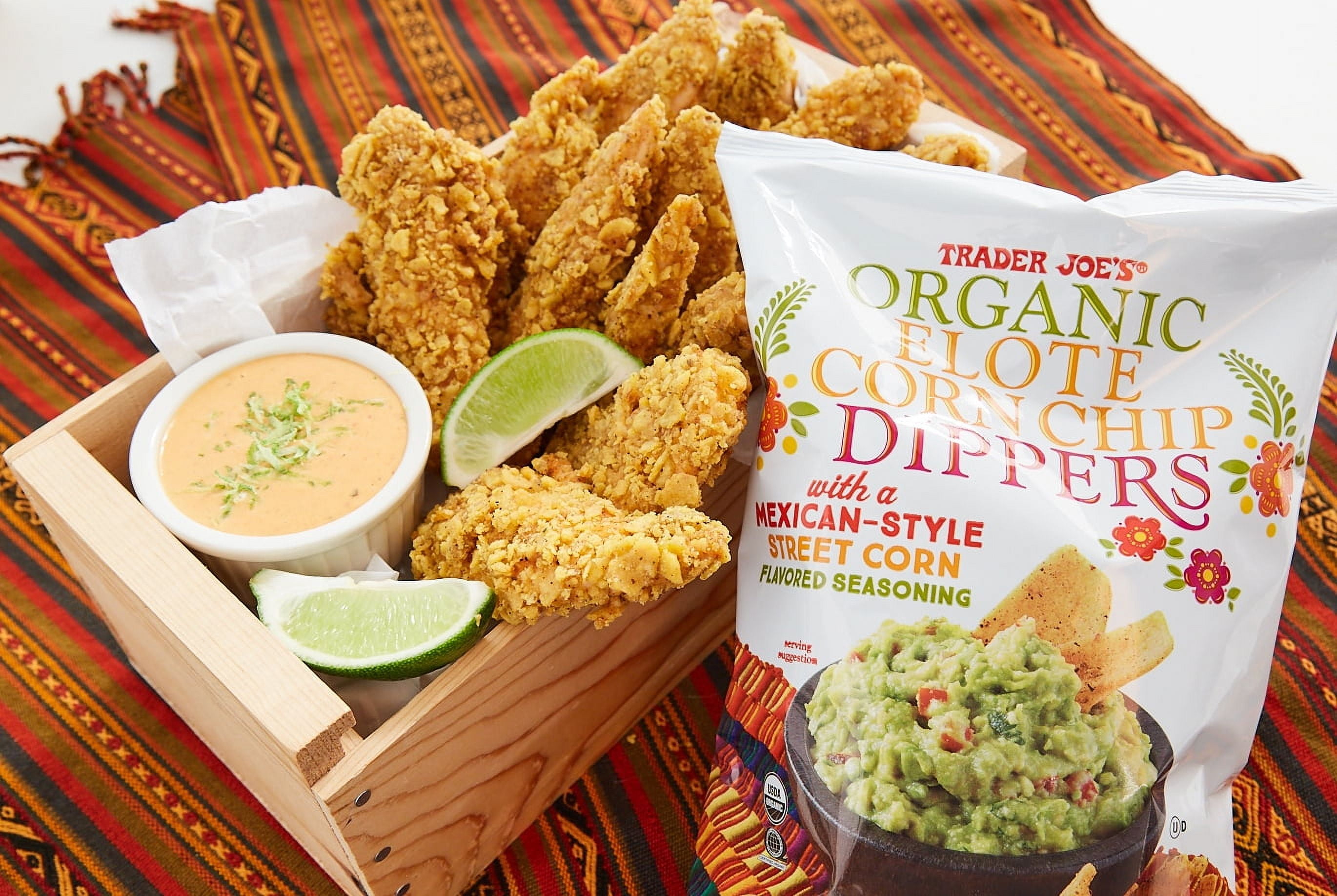 Pack of 2 - TJs Organic Elote Corn Chip Dippers 9.75 Oz - Walmart.com