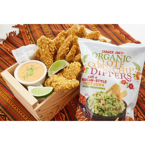 Pack of 2 - TJs Organic Elote Corn Chip Dippers 9.75 Oz - Walmart.com