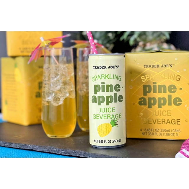 2X-Tjs Sparkling Pineapple Juice-8.45 Fl Oz - Walmart.com