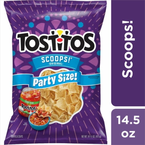 2X - Tostitos Scoops Tortilla Chips Party Size - Walmart.com