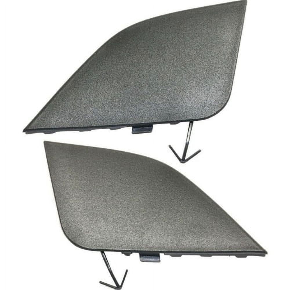 2X Tow Eye Cover Set For 16-18 Toyota RAV4 Front Textured 532850R080 ...