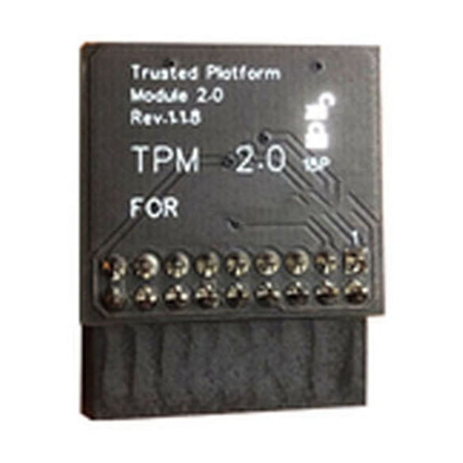 2X Tpm 2.0 Encryption Security Module Board Remote Control TPM2.0 LPC 18Pin Motherboards Card ...