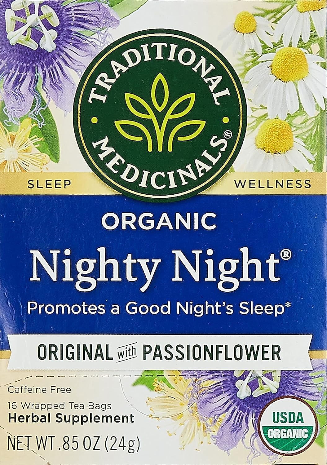 2X - Traditional Medicinals Tea, Organic Nighty Night, Relax & Get A ...
