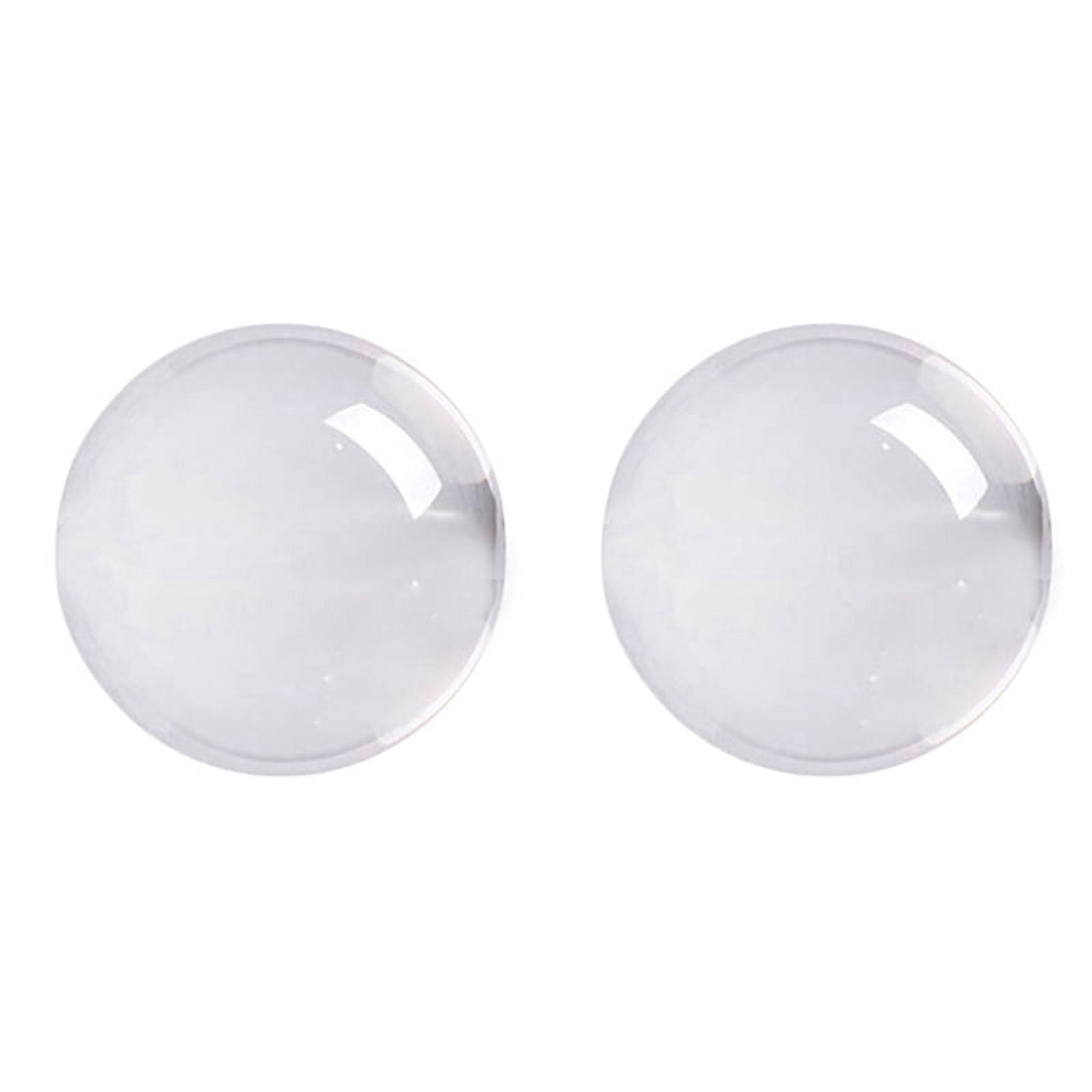 2X Transparent Color Glass Crystal Ball Healing Sphere Photography ...