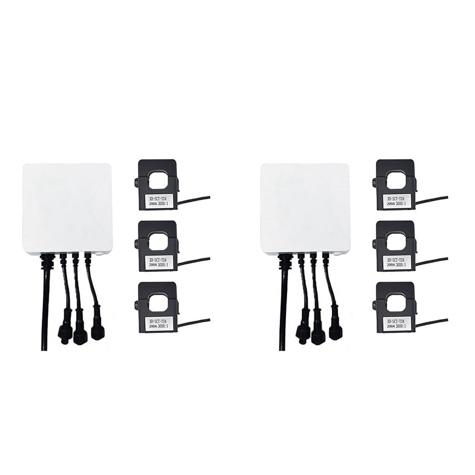 2X Tuya Smart Life Single 3 Phase WiFi Energy KWH Meter 200A Power ...