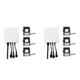 2X Tuya Smart Life Single 3 Phase WiFi KWH Meter 200A Power Clamp ...