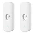 2X Tuya Smart Vibration Sensor ZigBee Tuya Sensor Monitor App Control ...