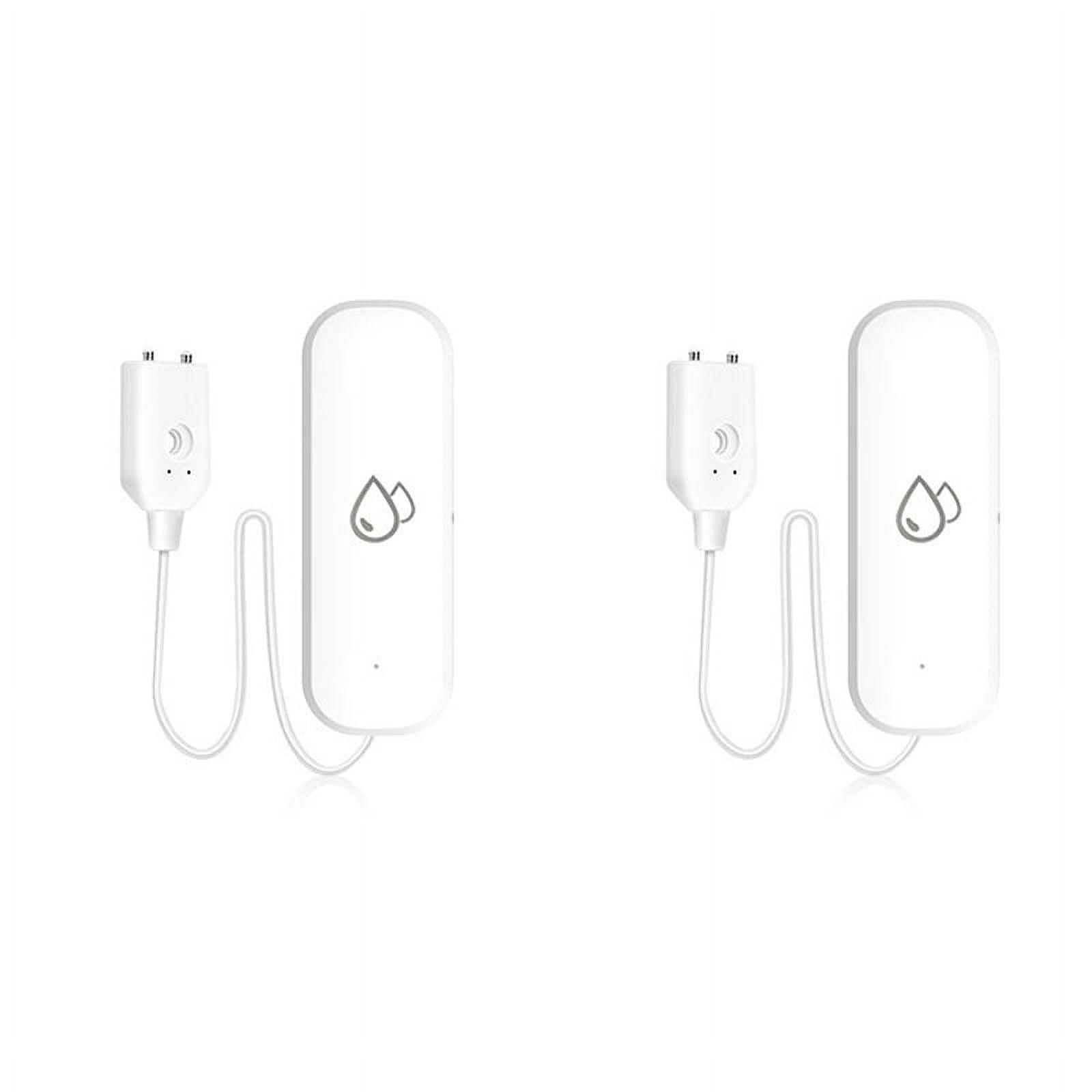 2X Tuya WIFI Water Sensor Alarm Water Leak Detector Flood Alert ...