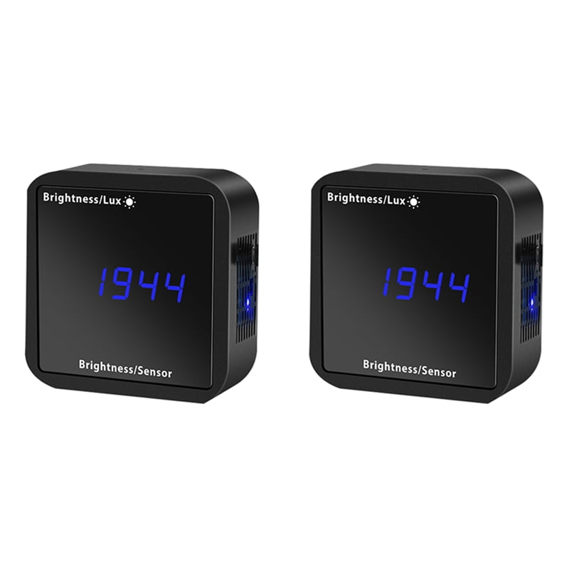 2X Tuya ZigBee Light Sensor Brightness Detector with Temperature ...