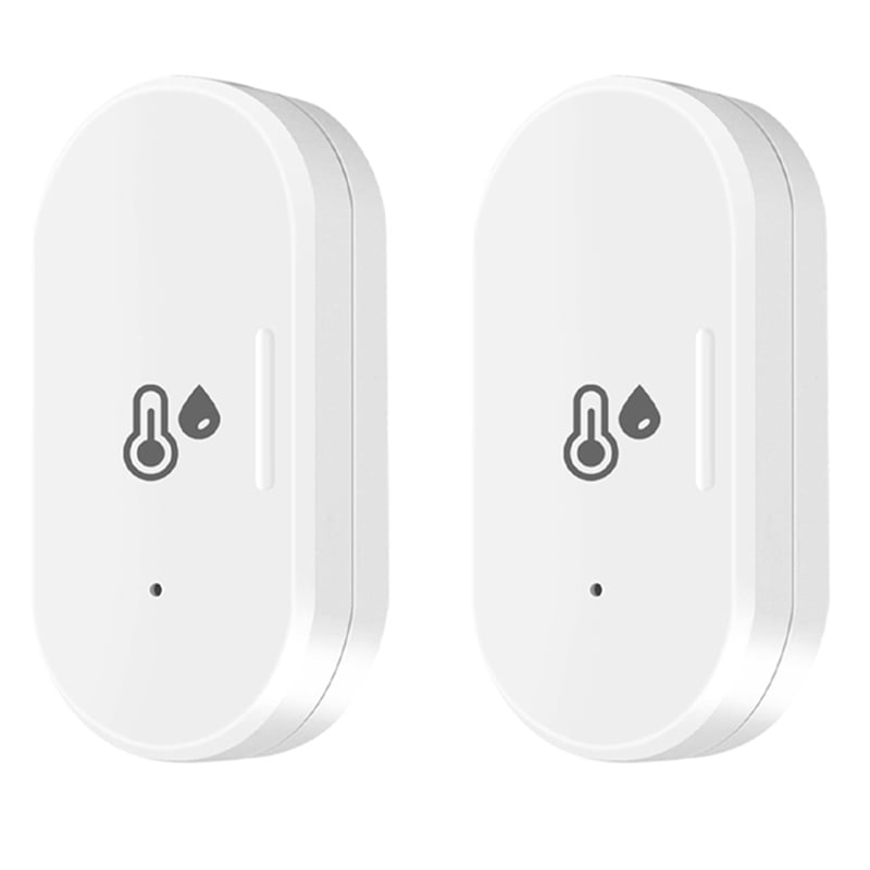 2X Tuya ZigBee Smart Temperature & Humidity Sensor, Outdoor Hygrometer ...