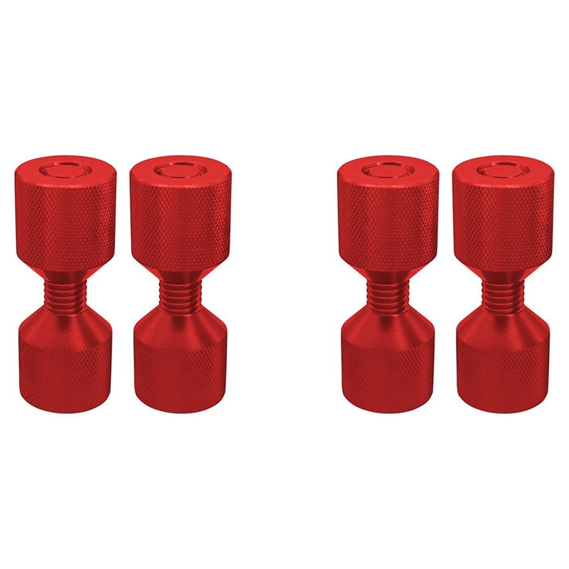 2X Two Hole Pins Set 1-1/8Inch Aluminum 6061 2 Hole Flange Alignment ...