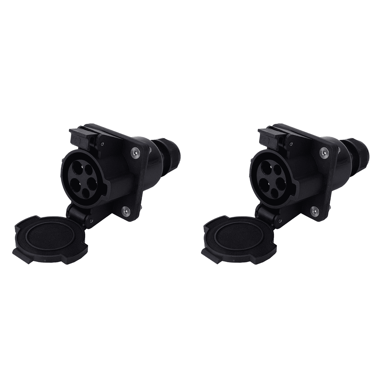 2X Type 1 Female Charging Plug ,16A 32A 40A 60A 250V AC ,Sae J1772 EV ...