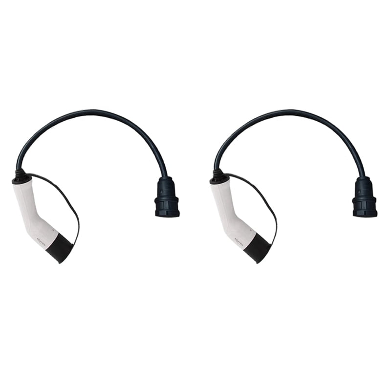 2X Type2 to Schuko 16A Electrical Car Type 2 Charging Side Plug to ...