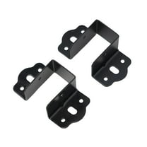 2 Pack U-Shaped Metal Bed Frame Connector Brackets,Stainless Steel ...