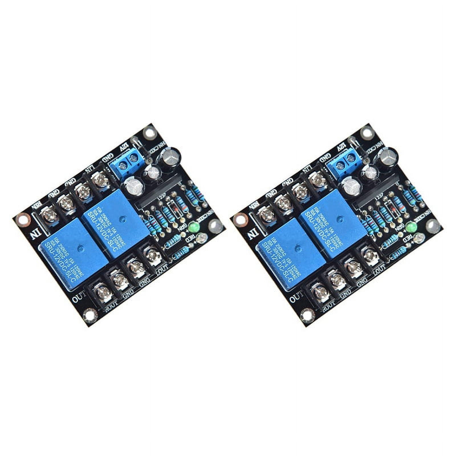 2X UPC1237 DC 12-24V Dual Channel Speaker Protection Circuit Board Boot ...
