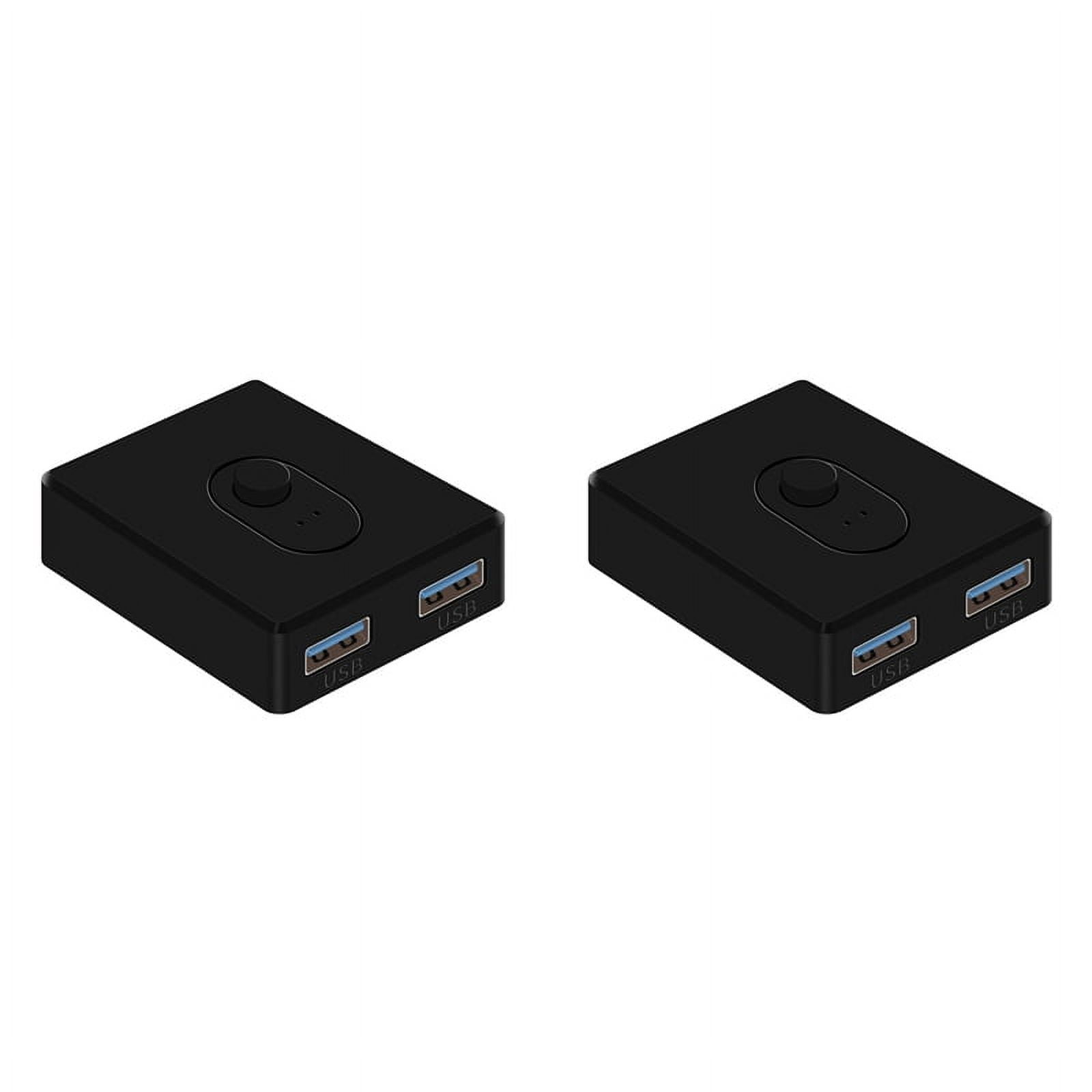 2X USB 3.0 KVM Switch 1X2/2X1 Switch Switcher USB Splitter Shared Controller D - Walmart.com