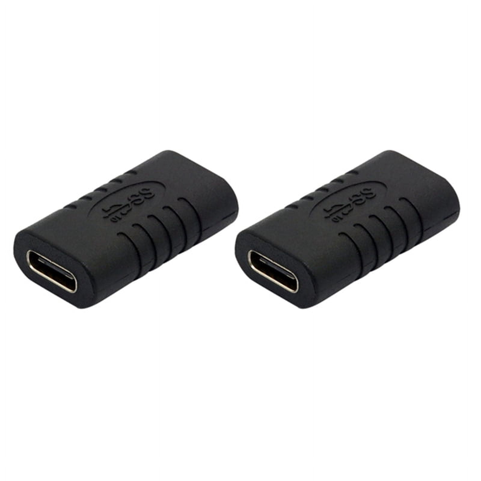 2X USB C Adapter Female to Type Straight Tiny USB-C Adaptor 3.1 Type-C ...