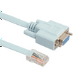 2X USB Console Cable RJ45 Cat5 Ethernet to Rs232 DB9 COM Port Serial Female Routers Network ...