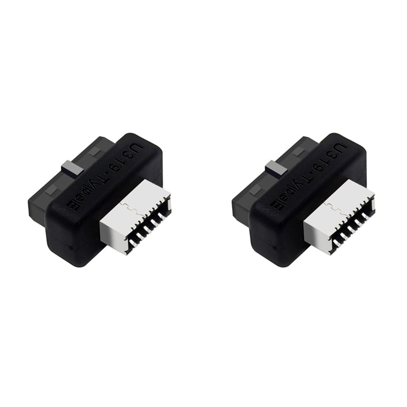2X USB Front Panel Adapter USB3.0 19PIN/20Pin to Type-E Female Adapter ...