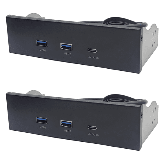 2X USB Front Panel for PC 2Port 3.2 GEN1 5Gbps+ 1Port TYPE-C 10Gbps ...