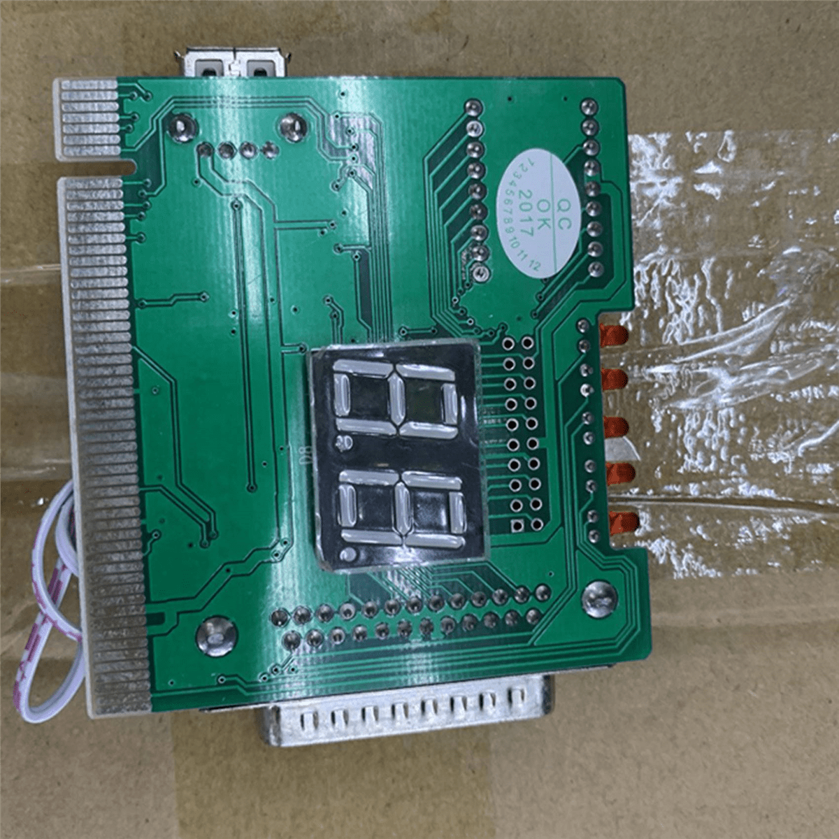 2X USB PCI PC Motherboard Diagnostic Analyzer POST Card with 2 Digit ...
