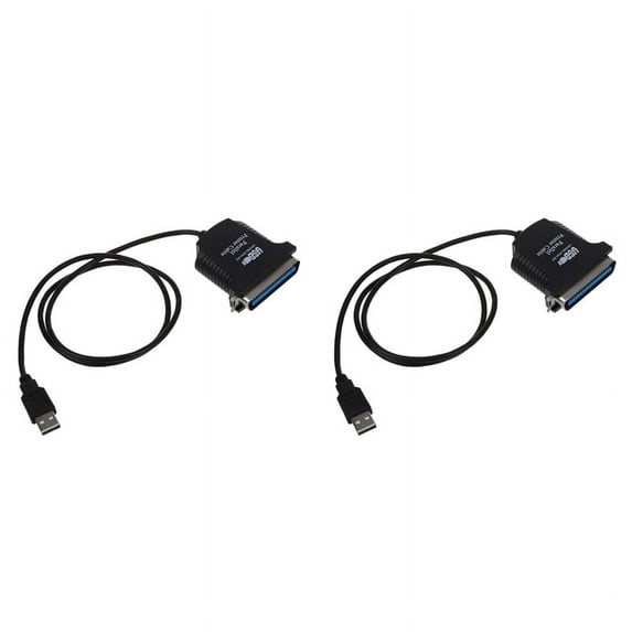 2X USB to Parallel 36 Pin Centronics Printer Adapter Cable,2 x Adapter ...