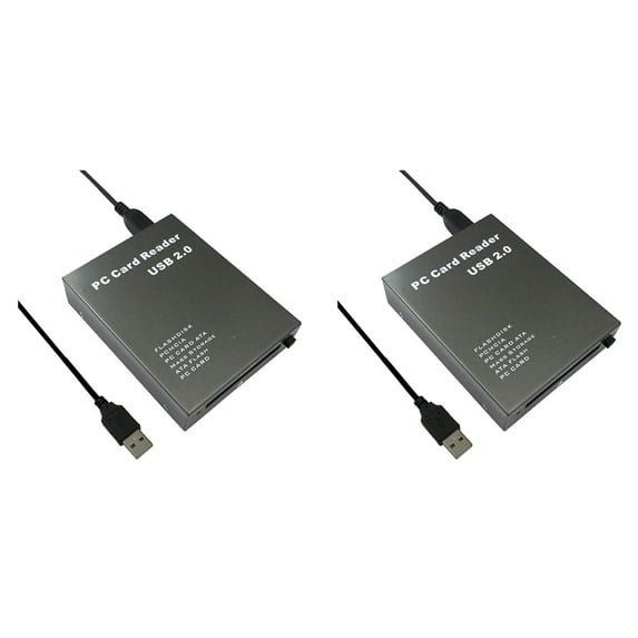 2X USB2.0 PCMCIA Card Reader Card Reader USB 2.0 to PC PCMCIA Adapter ...