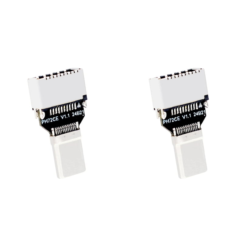 2X USB3.2 Type-C Male to Type-E Female Adapter 20Gbps Computer Case ...