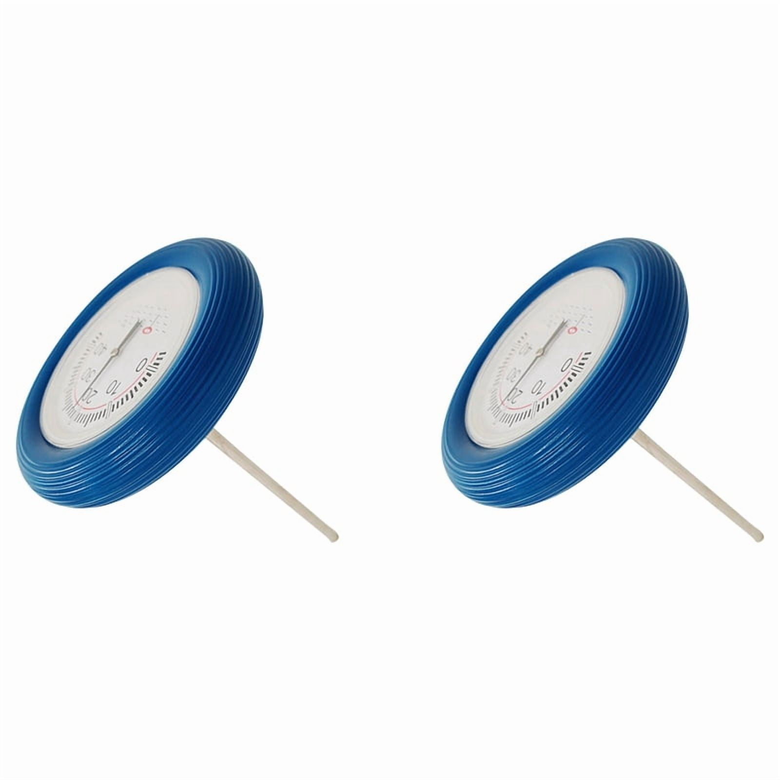 2X Underwater Thermometer Large Floating Plate Water Temperature Meter ...