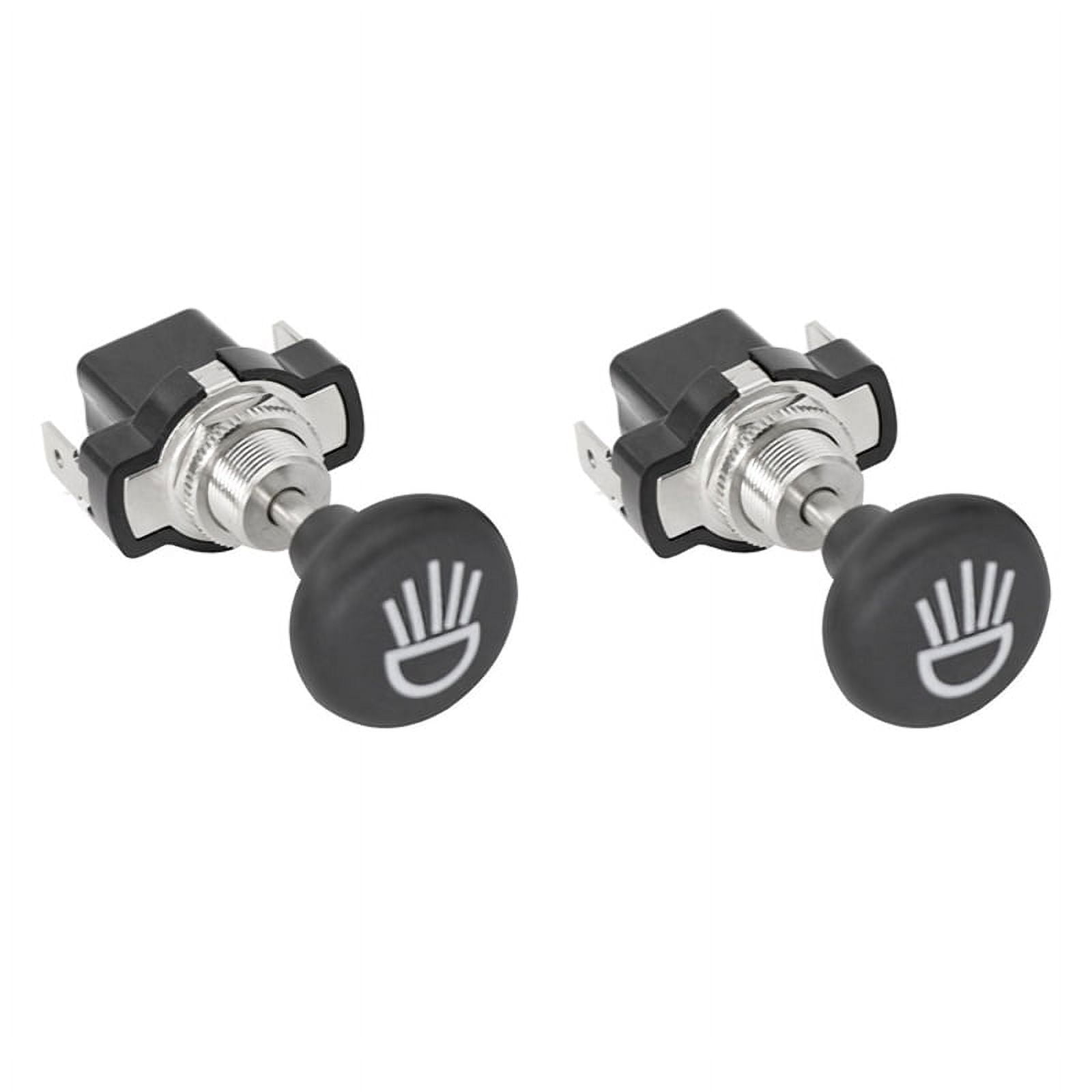 2X Universal 12V Car Push Pull Headlight Switch Button,for Golf Cart ...