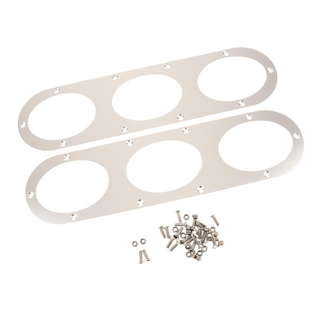 2X Universal Aluminum Rear Bumper Air Diversion Diffuser - - Walmart.com