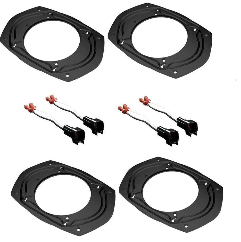 2X Universal Car 5"x 7" 6"x 8" to 6.5" Speaker Adapter Bracket Harness ...