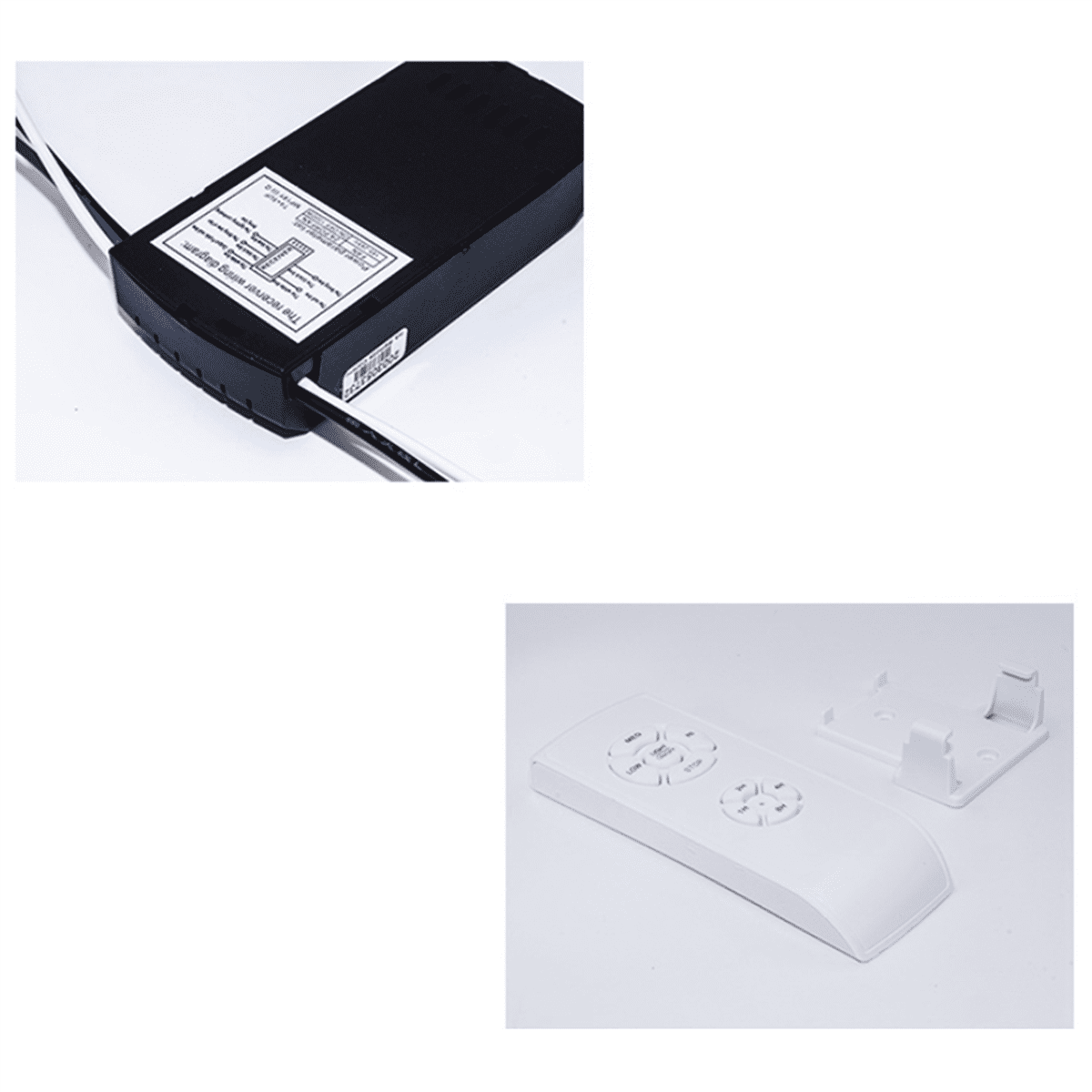 2X Universal Ceiling Fan Lamp Remote Control Kit AC 220V Timing Setting ...