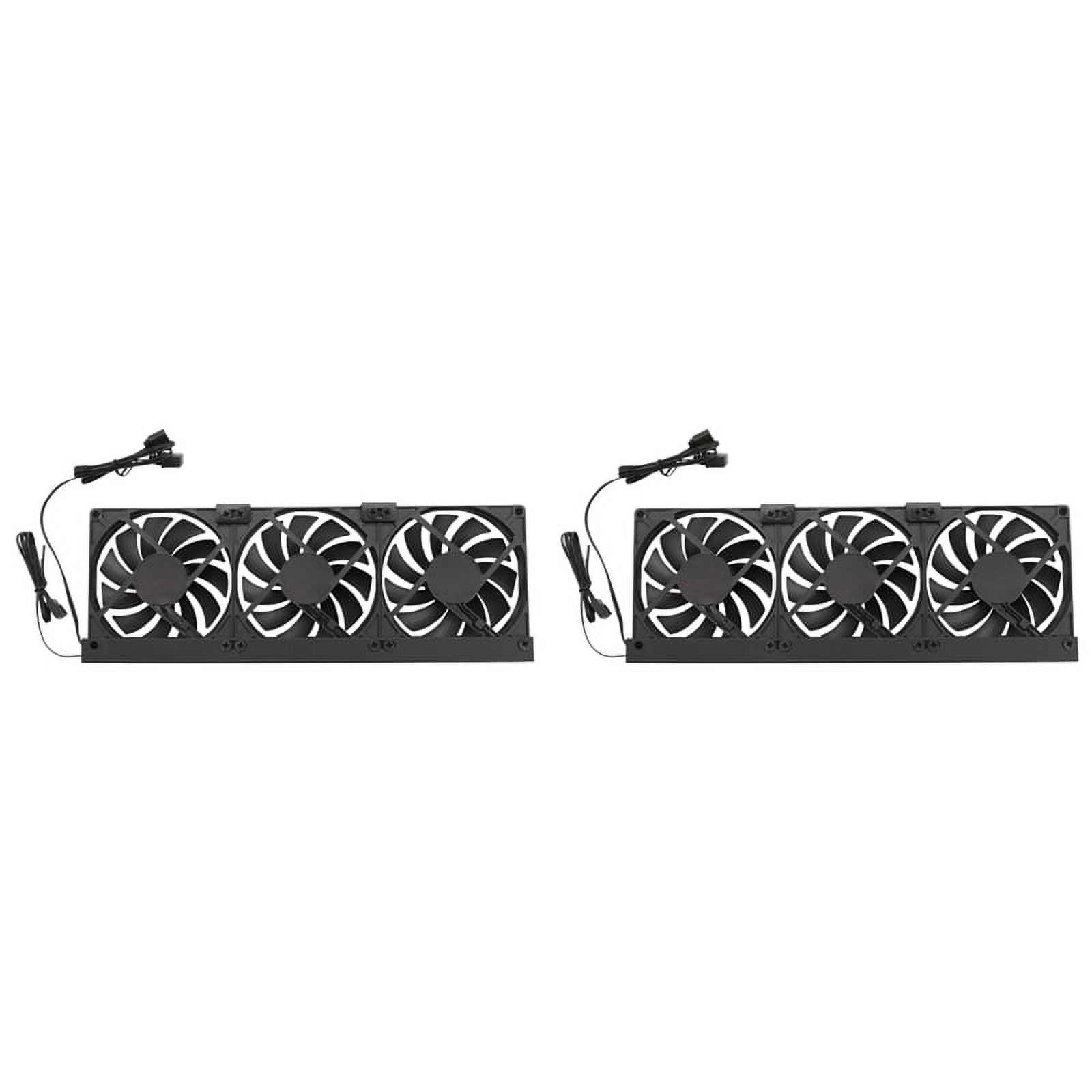 2X Universal GPU Cooling Fan 3X90mm ARGB Sync Lighting 5V Addressable ...