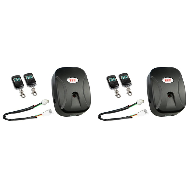 2X Universal Garage Door Wireless Remote Controls Chain Type External ...