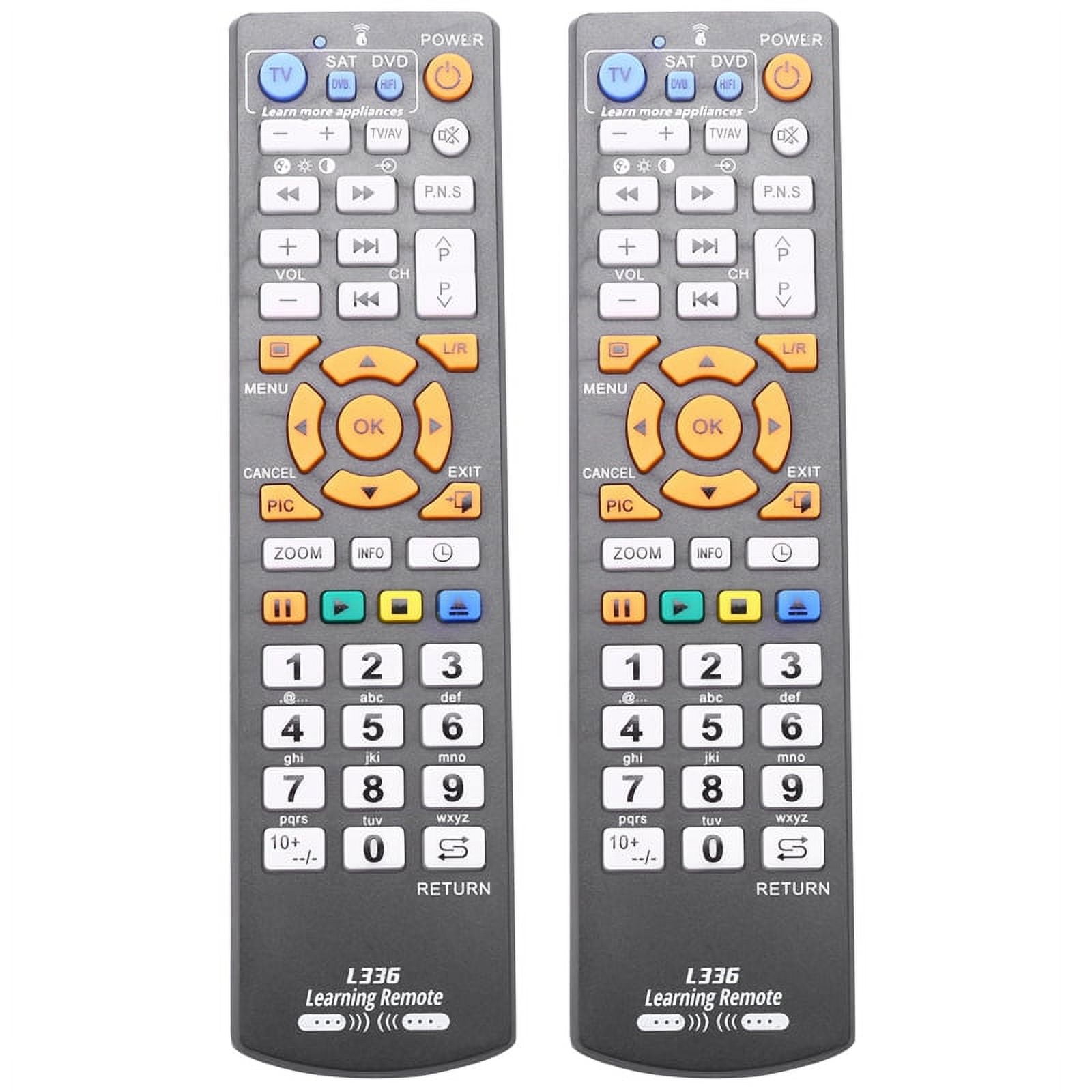 2X Universal Smart Remote Control Controller with Learning Function for TV SAT CBL - Walmart.com