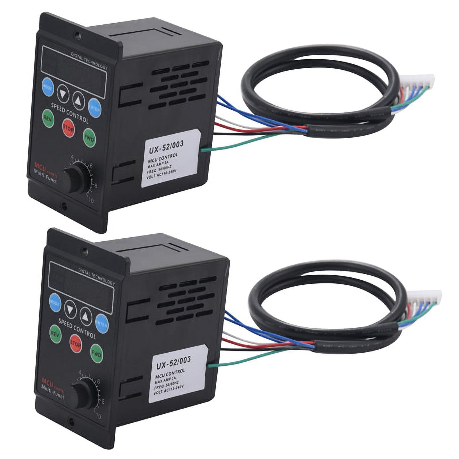 2X Ux-52 Digital Display Motor Speed Controller Motor Governor Soft ...
