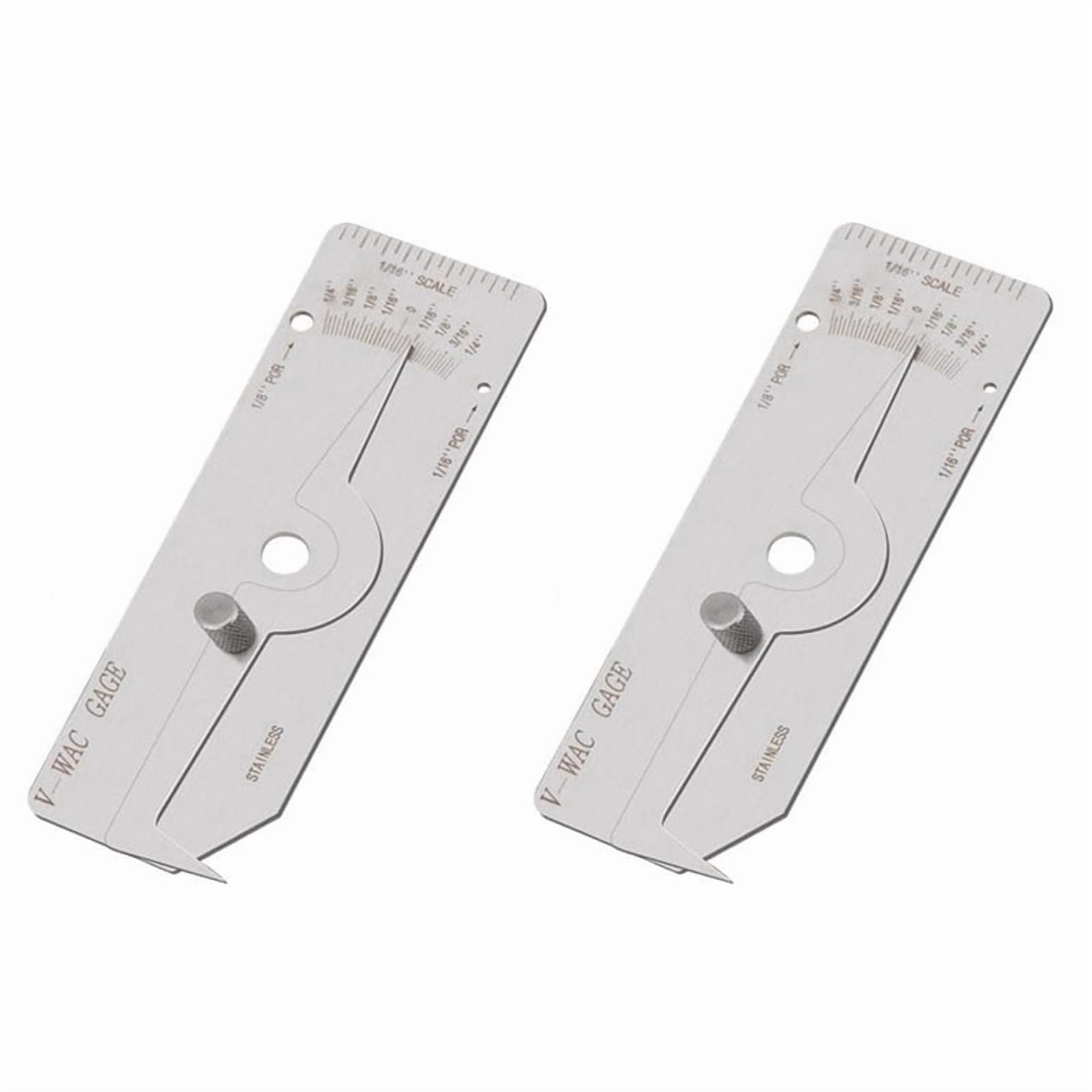 2X V- Single Weld Gage Welding Inspection Thread Gauge Inch Checks ...