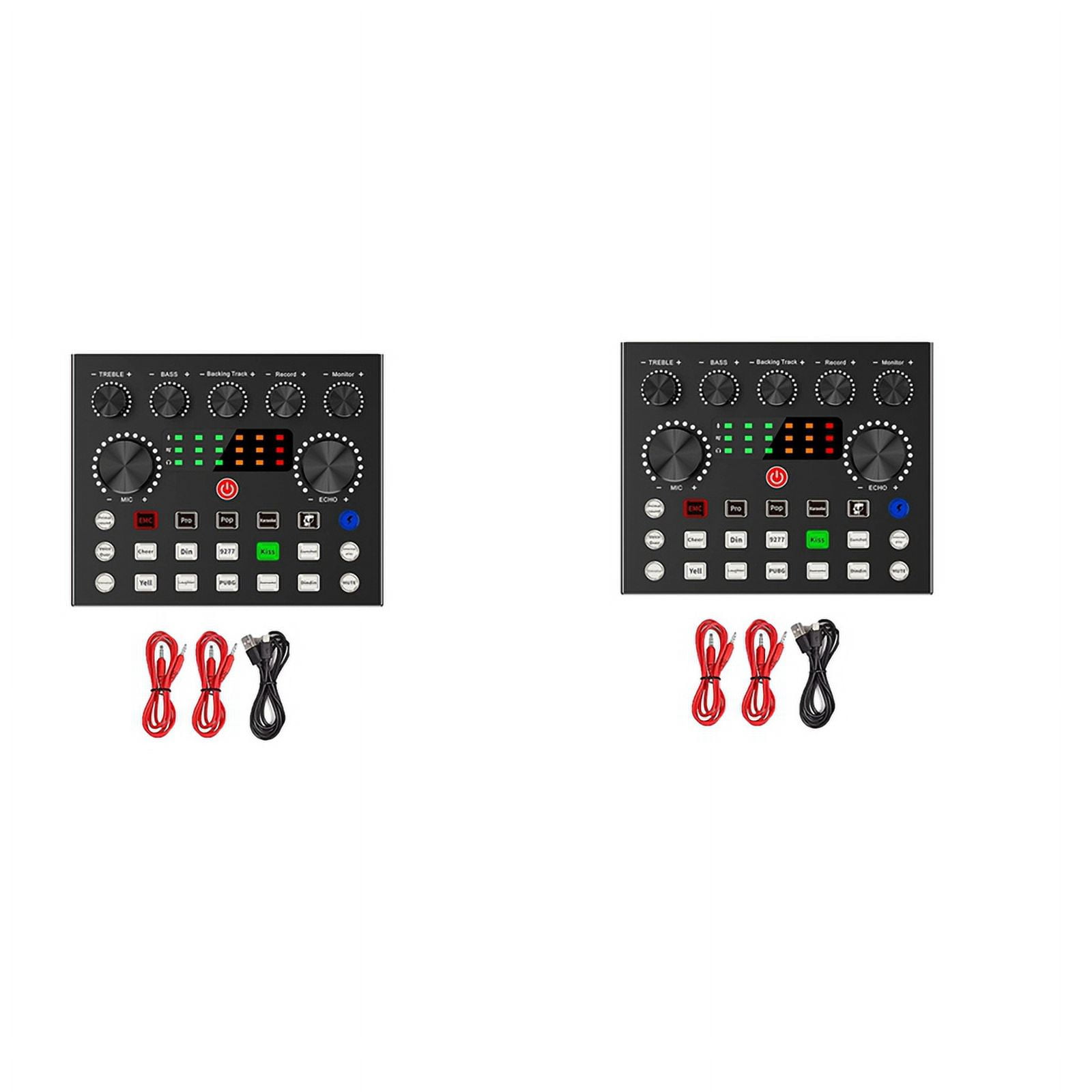 2X V8S Live External Sound Card Voice Changer Sound Card with Multiple ...