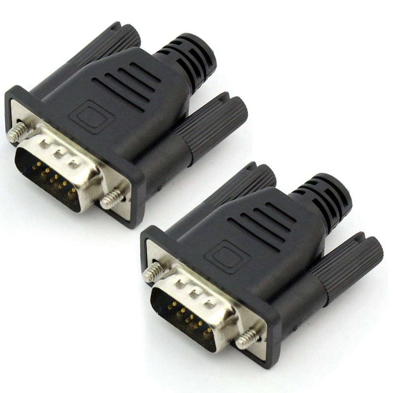 2X VGA Virtual Display Adapter Male Dummy Plug EDID Headless Ghost ...