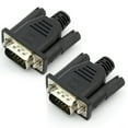 2X VGA Virtual Display Adapter Male Dummy Plug EDID Headless Ghost ...