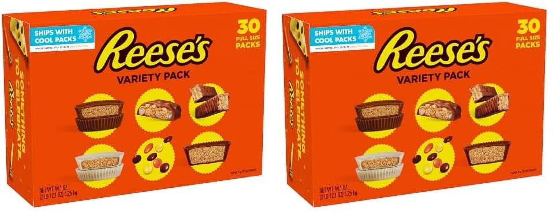 2X - Variety Pack King Size Bar Assortment Box (4 Bars Payday Peanut ...