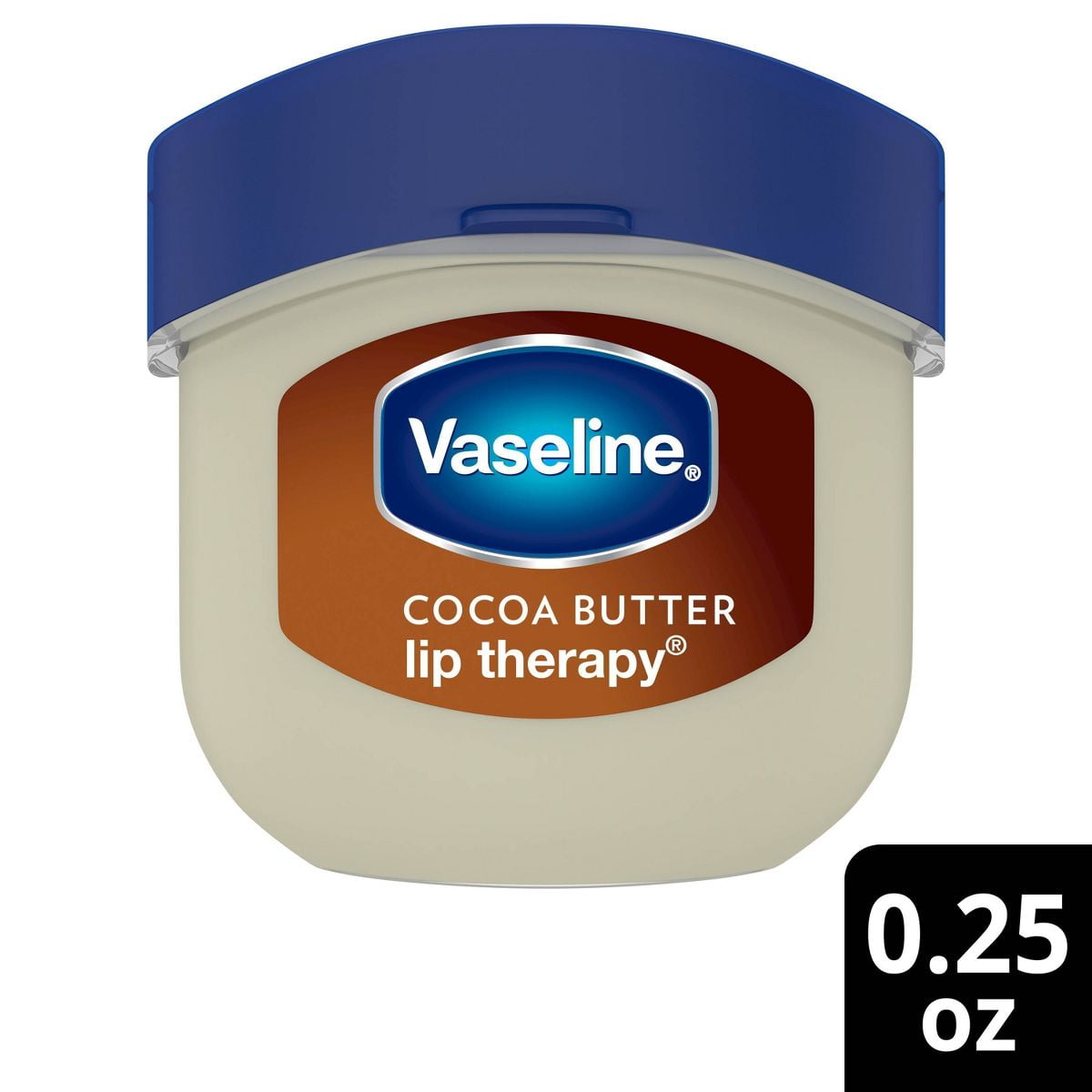 2X - Vaseline Lip Therapy Cocoa Butter, Travel Size - 0.25oz - Walmart.com