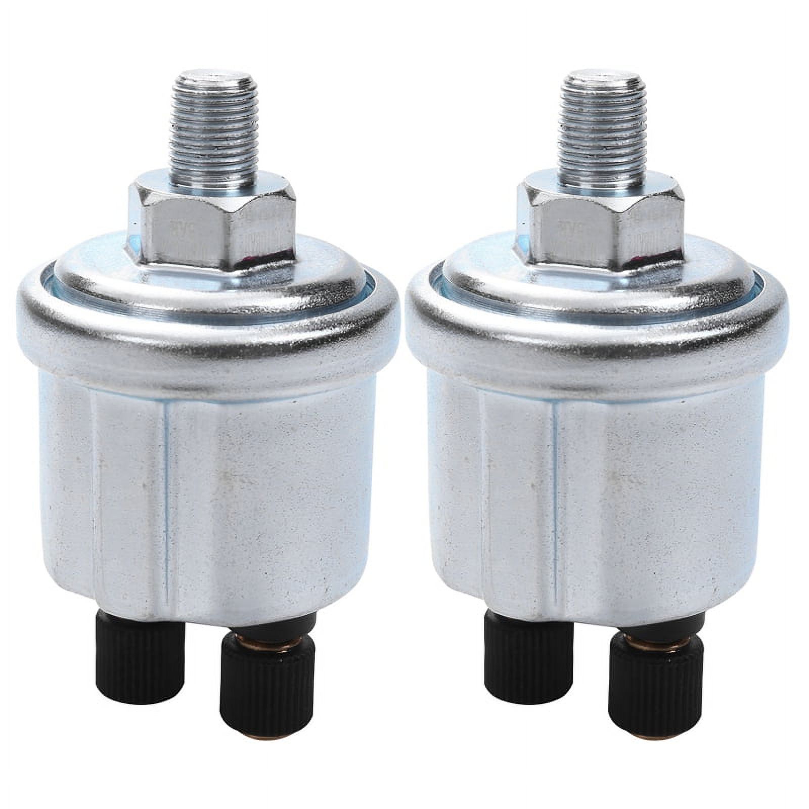 2X Vdo Oil Pressure Sensor 0 To 10 Bars 1/8 Npt Generator Part 10Mm Crew Plug Alarm Oil Pressure ...