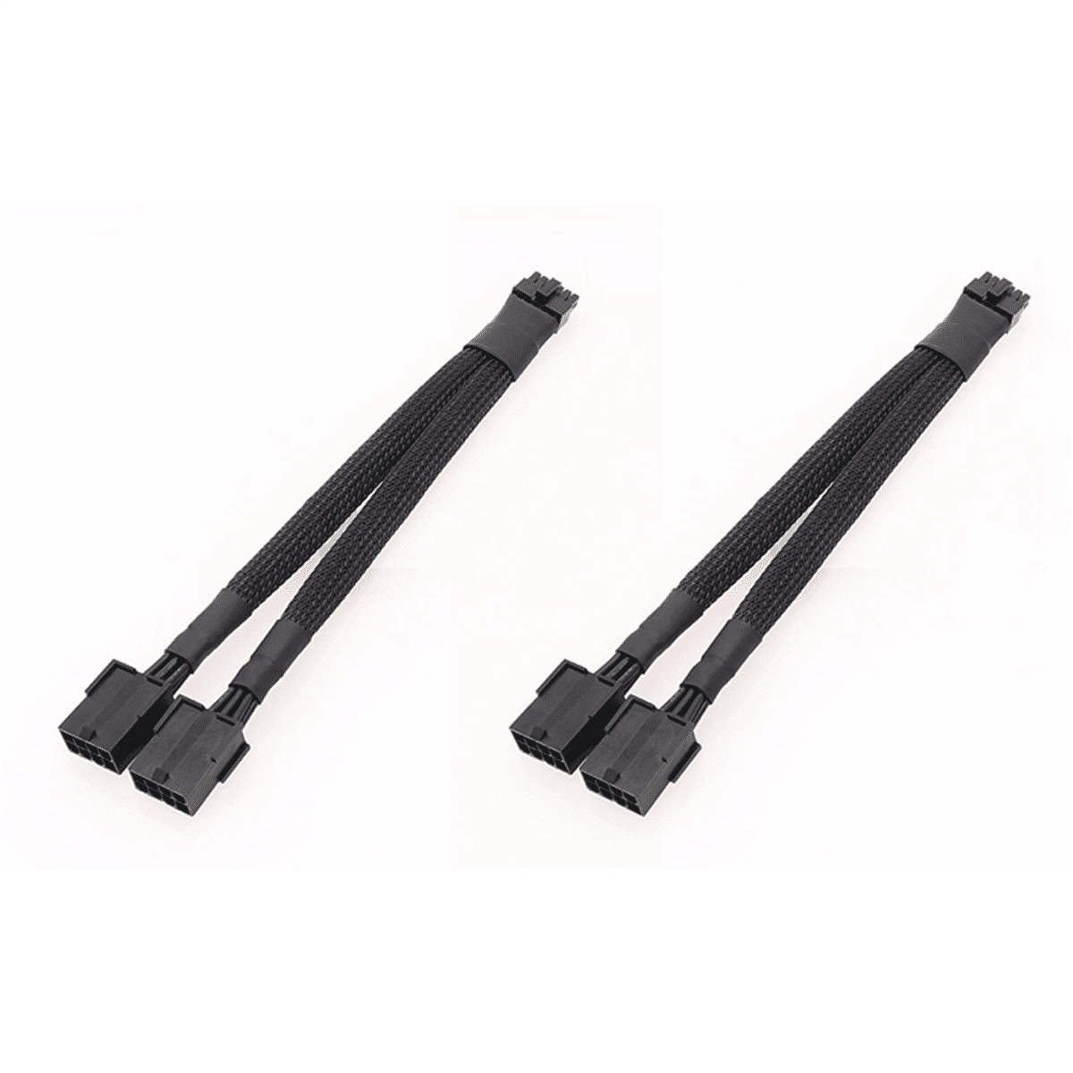 2X Video Card 12VHPWR PCIe 5.0 12 Pin to Dual GPU PCIE 8-Pin Cable for ...