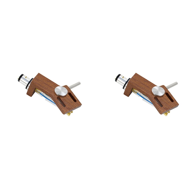 2X Vinyl Phono Wood Phono Stand with 4-Color Line Curved Angle Phono ...